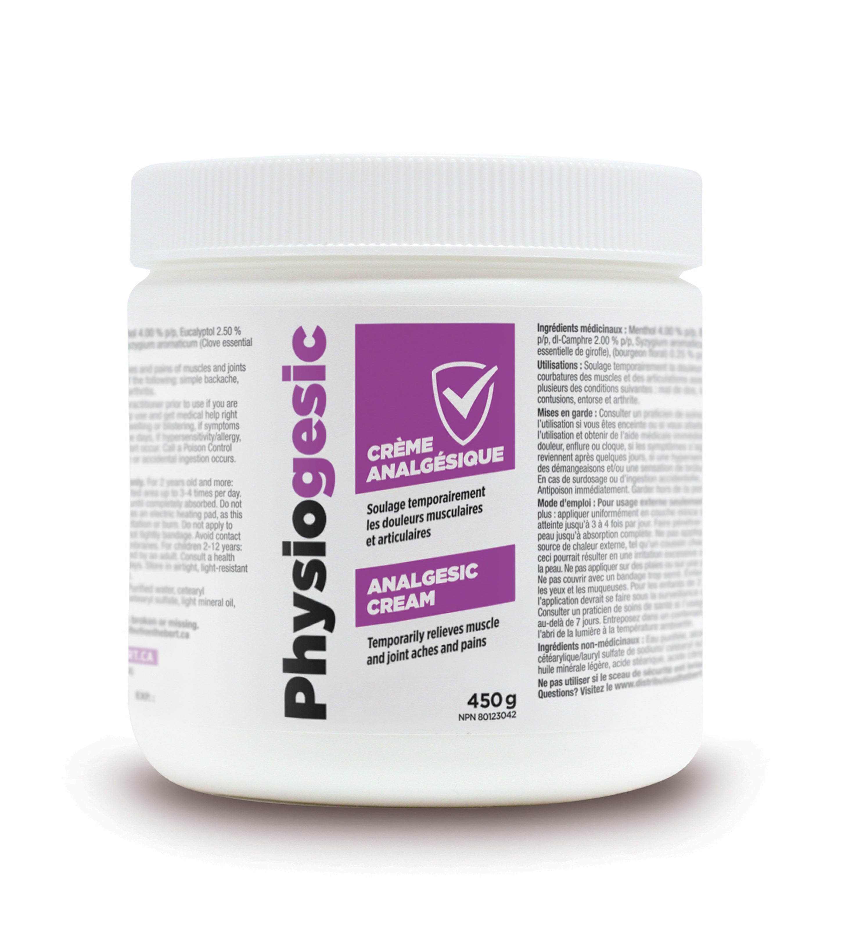 Physiogesic analgesic cream – Tout pour le dos